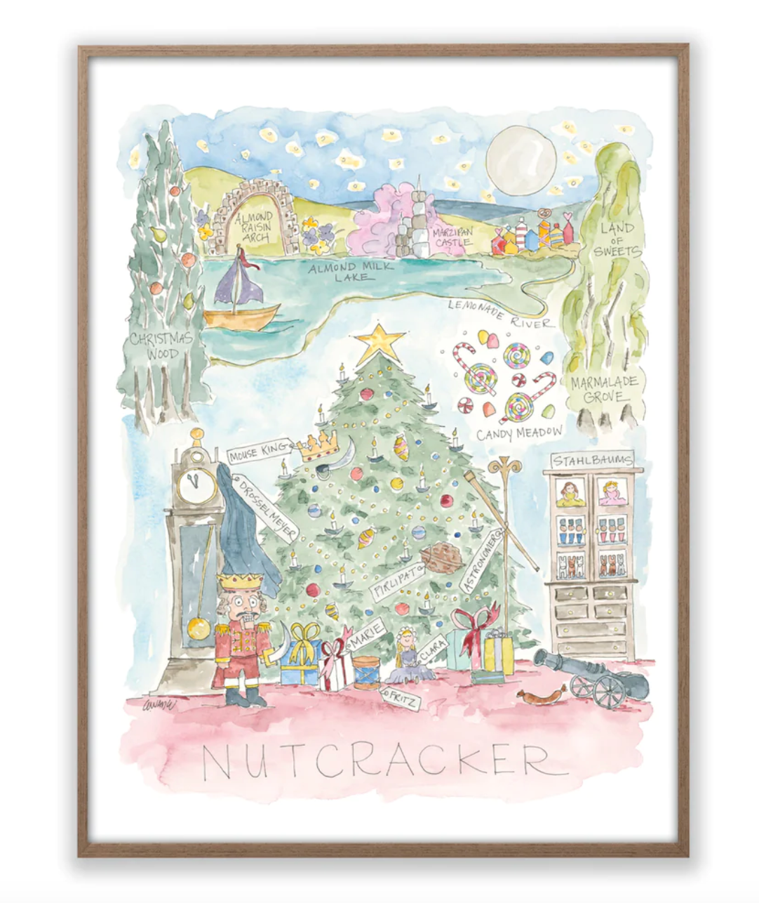Nutcracker Imaginary Places Map | Fork of the South General Store
